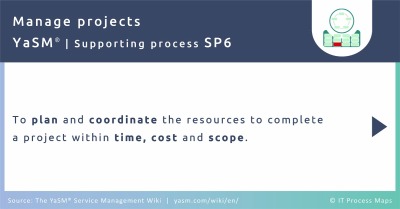 SP6: Manage projects | YaSM Service Management Wiki