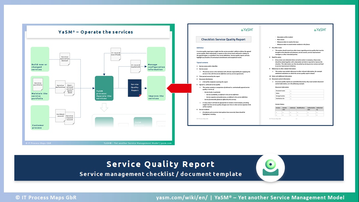 Service Quality Report Template YaSM Wiki Service Quality Report Template YaSM Wiki